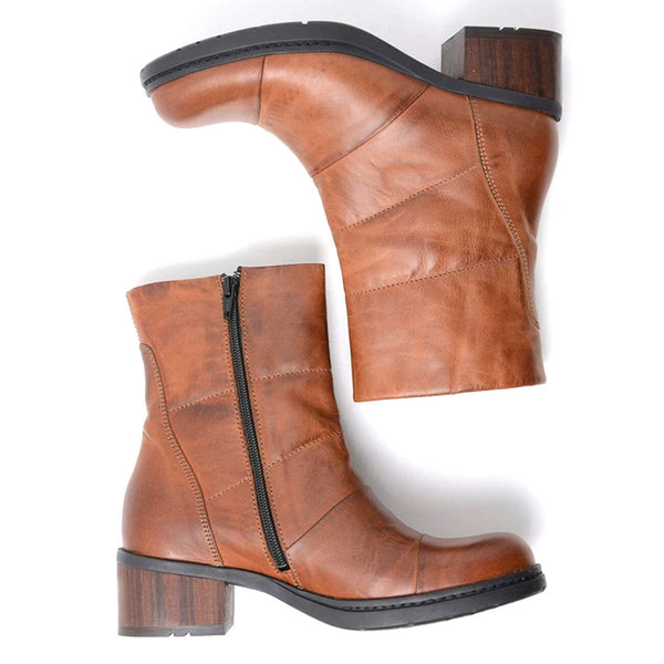 Wolky Hinton Boots Leather Cognac
